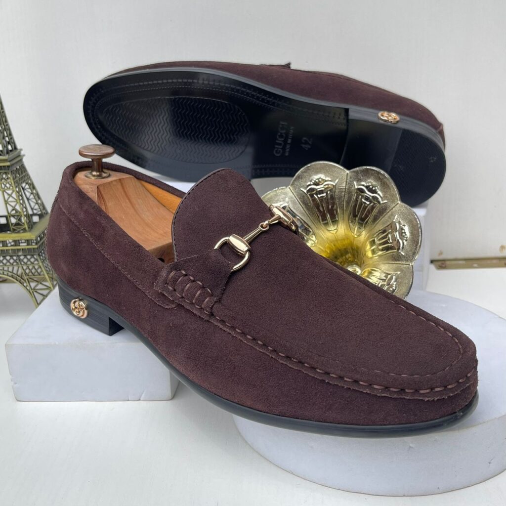 Coffee Brown Suede GC Formal Loafer - Exquisite Feets N Wears
