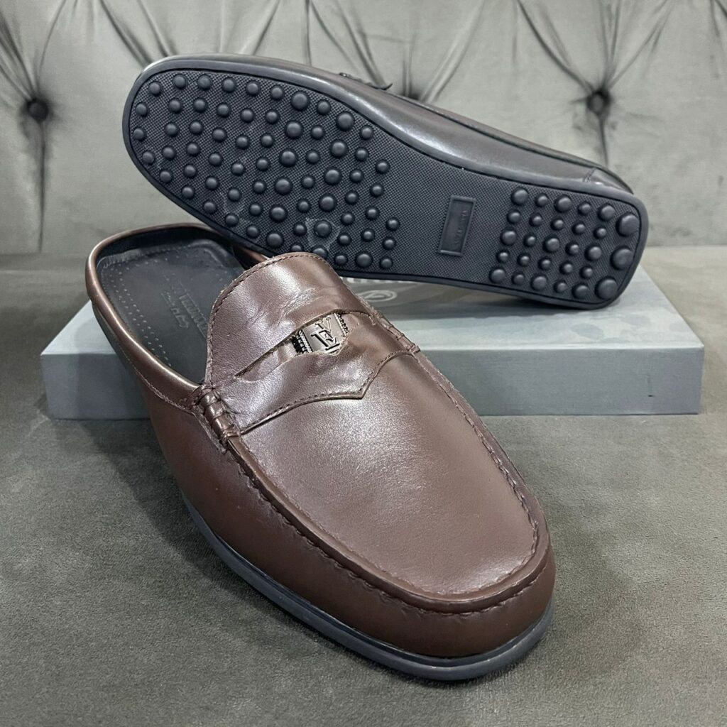 Stylish Italian Leather Mule (Half Shoe) - Exquisite Feets N Wears