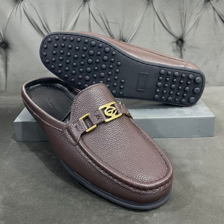Stylish Italian Leather Mule (Half Shoe) - Exquisite Feets N Wears