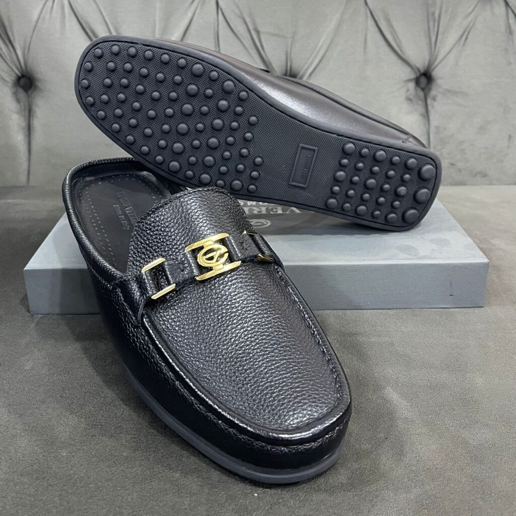Stylish Italian Leather Mule (Half Shoe) - Exquisite Feets N Wears